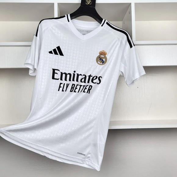 adidas | Shirts | Bnwt 2425 Authentic Adidas Real Madrid Home Kit ...